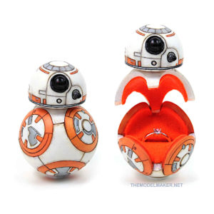 Star Wars BB-8 engagement ring box | THEMODELMAKER