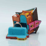 "Up house" custom engagement ring box | THEMODELMAKER