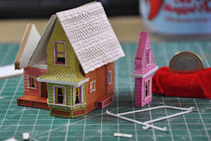 First Up House Miniature Model from Pixar Animated Movie