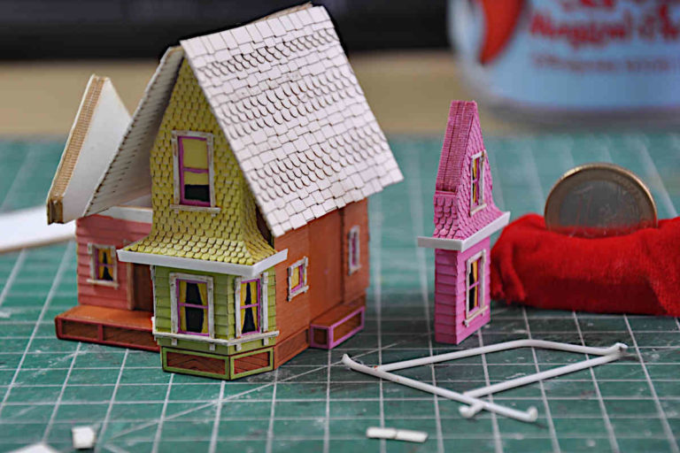 First Up House Miniature Model from Pixar Animated Movie